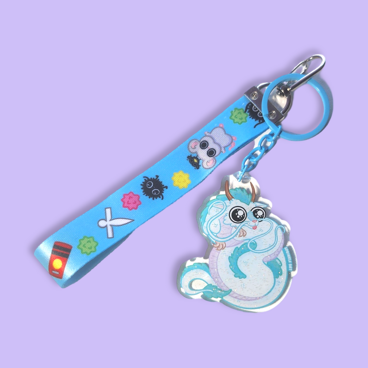Spirited Dragon mini Lanyard Keychain – Sprinkle Bat