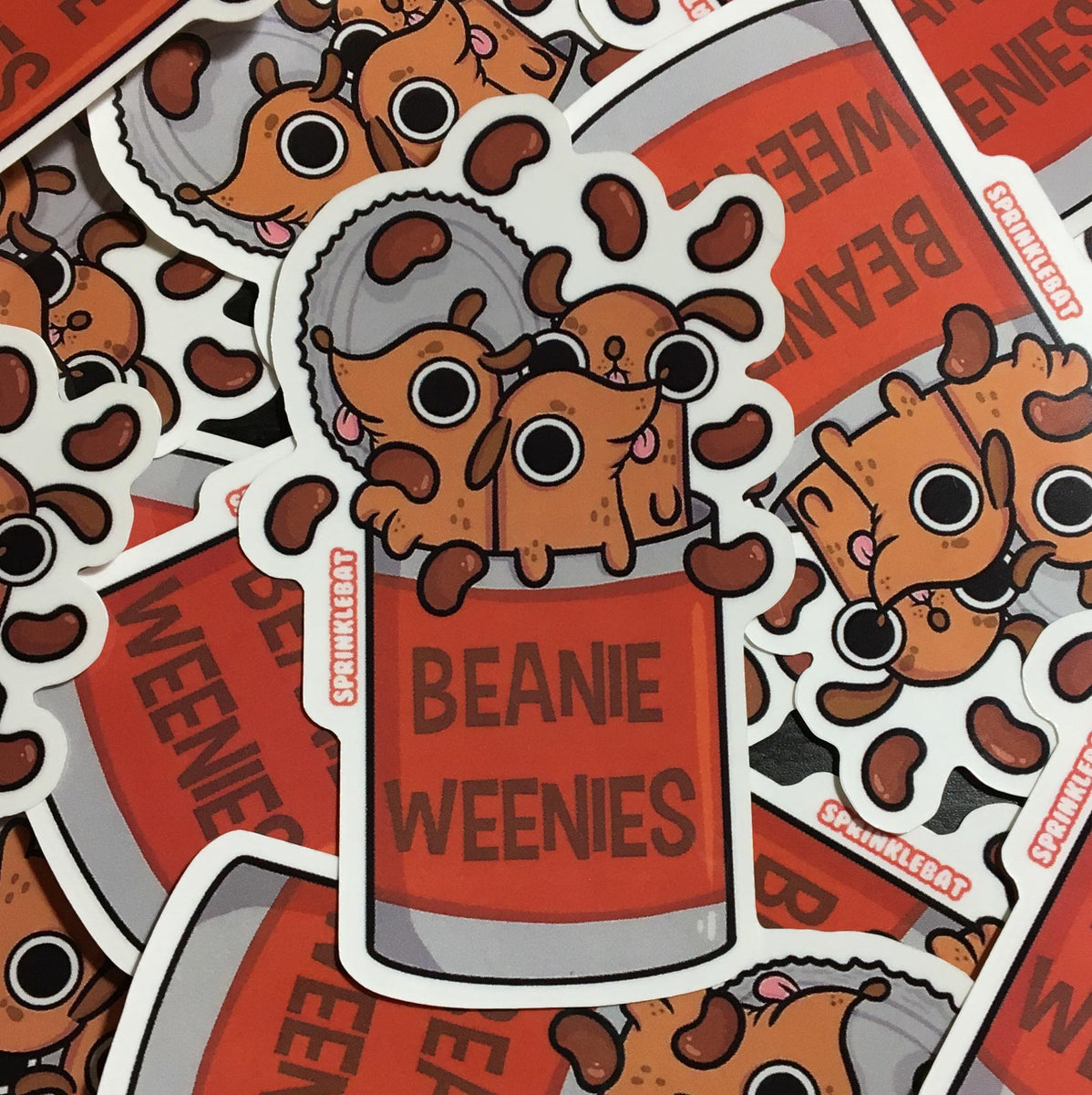 Beanie Weenie Sticker – Sprinkle Bat