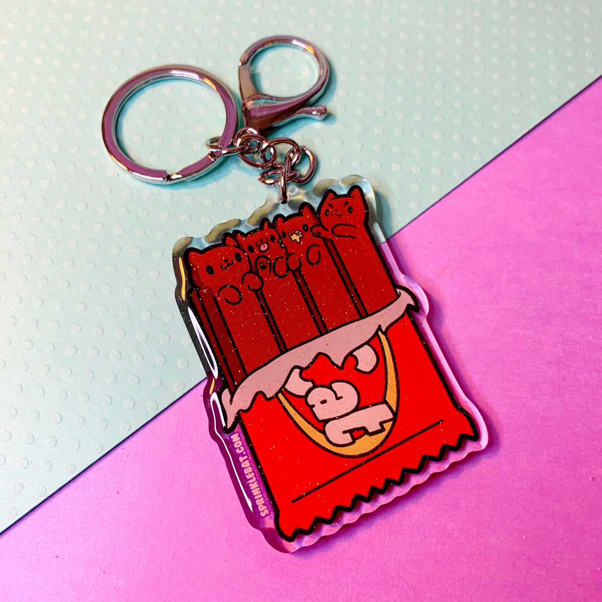 Kit Cat Keychain – Sprinkle Bat