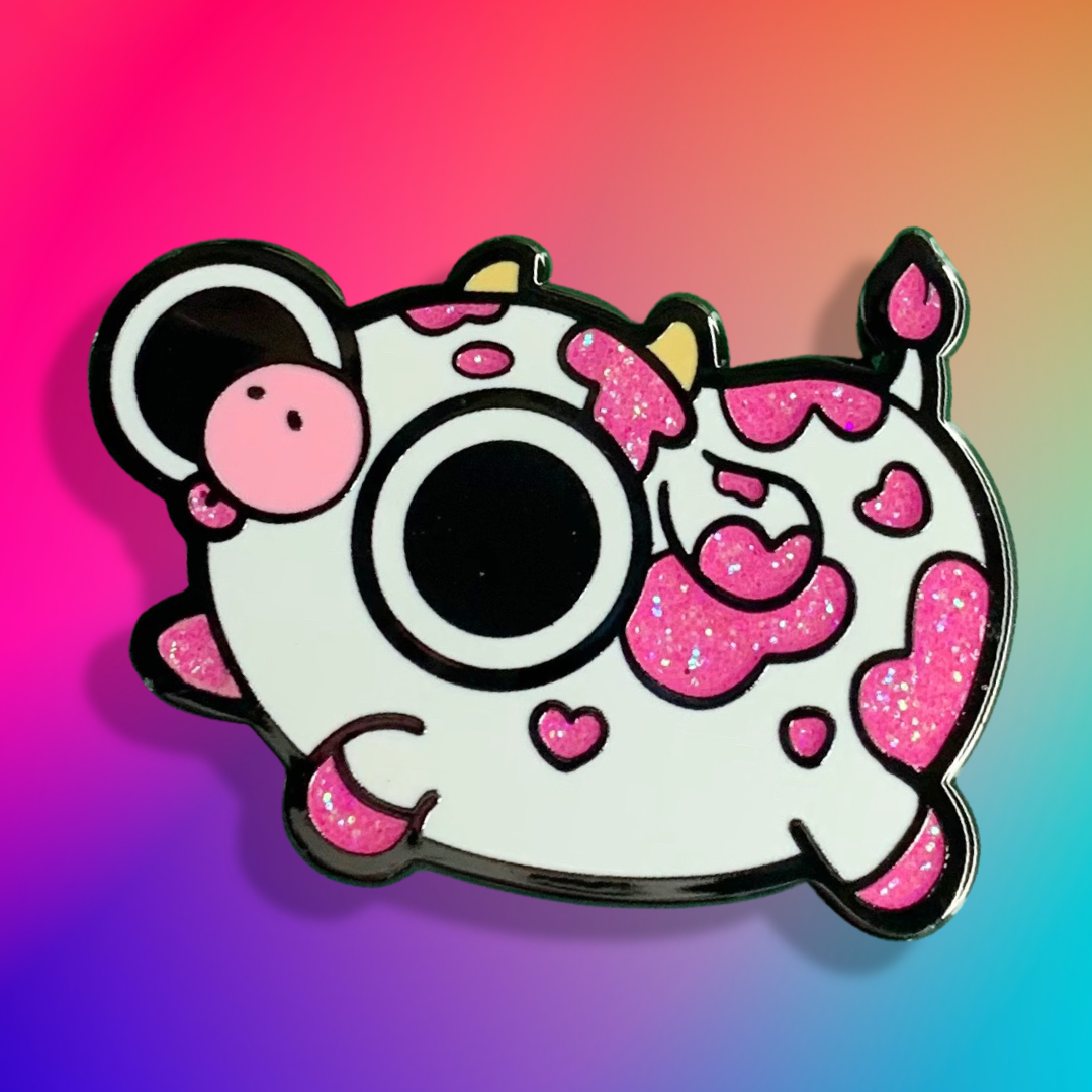Stawberry Moo Pin – Sprinkle Bat