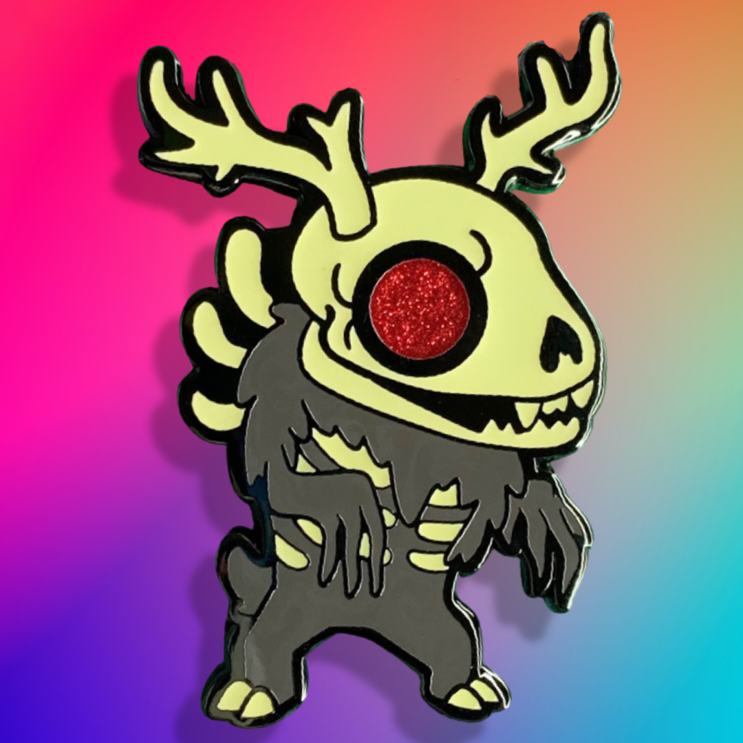 Wendigo Pin – Sprinkle Bat